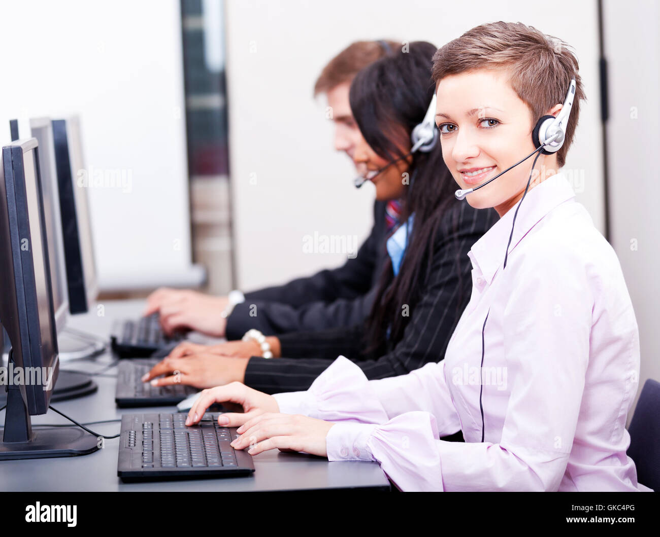 Service workplace cooperator call center hi-res stock photography and ...