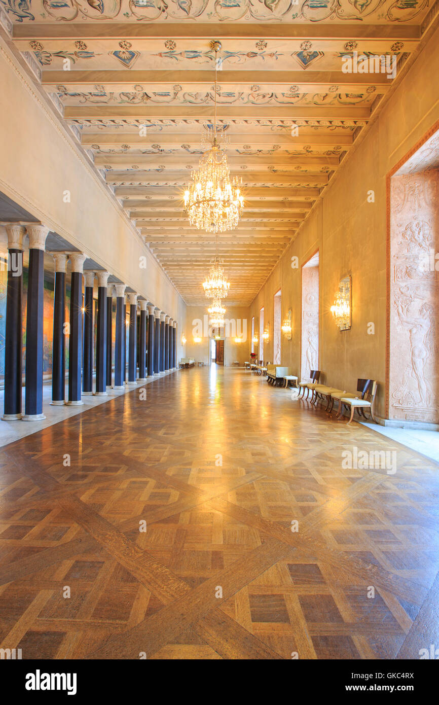 hall corridor inside Stock Photo - Alamy
