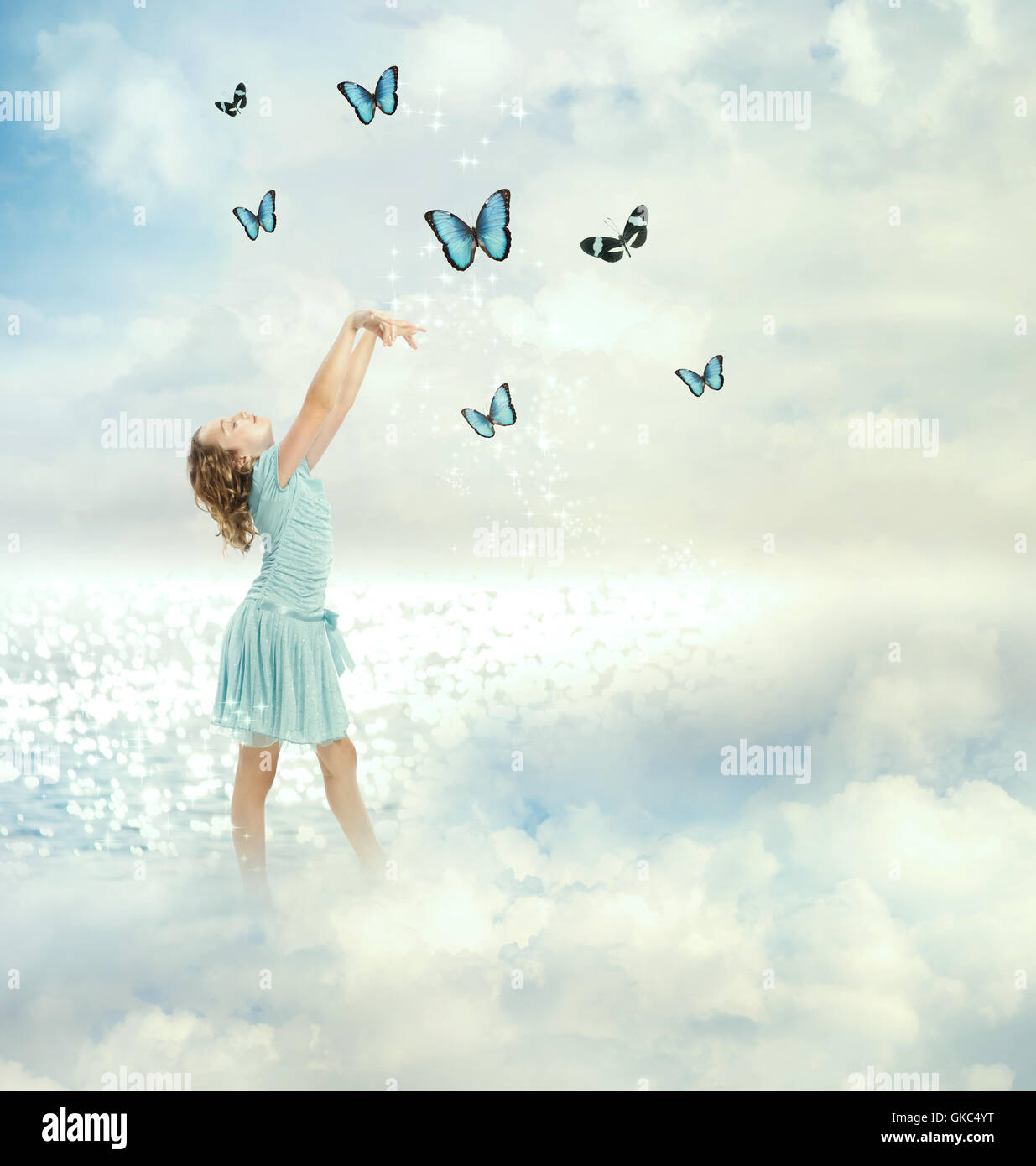 blue humans human beings Stock Photo - Alamy