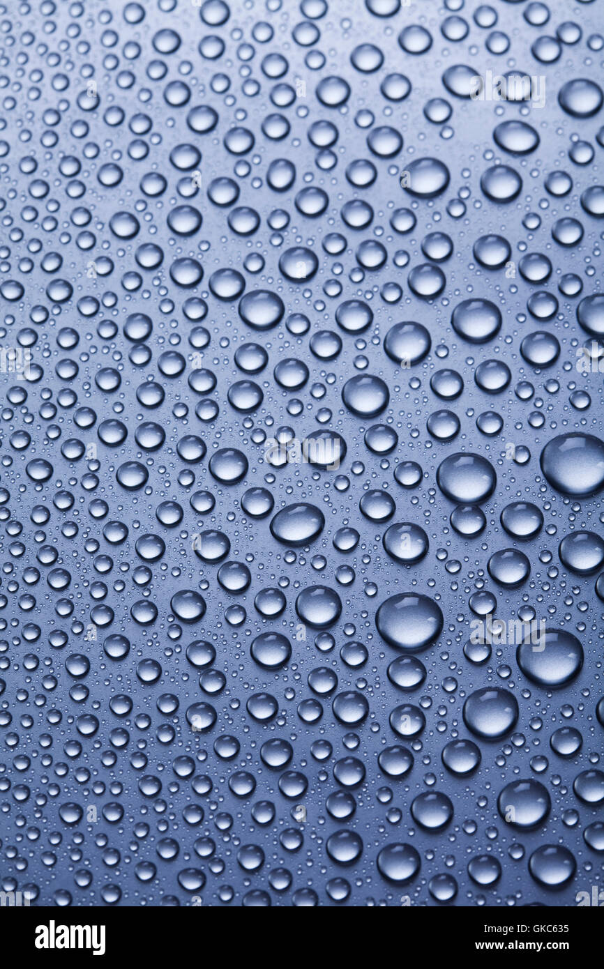 blue wet water drop Stock Photo - Alamy