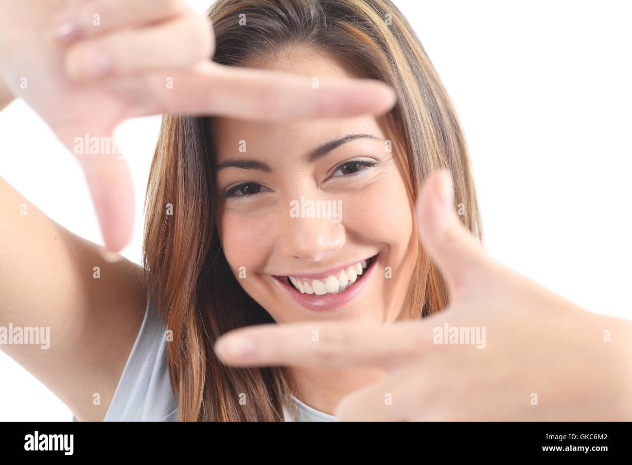 Hands framing an image hi-res stock photography and images - Alamy