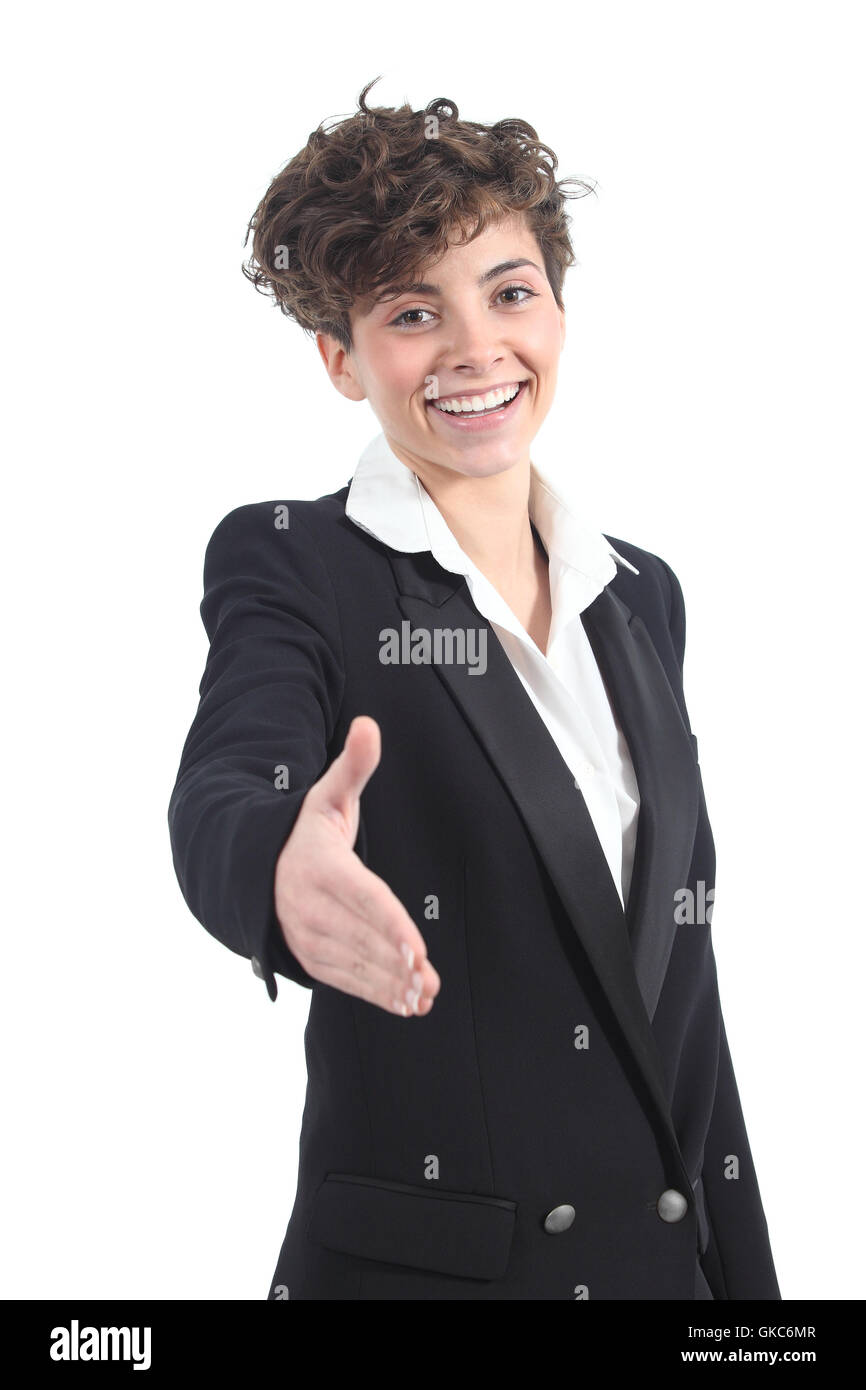 woman gesture office Stock Photo - Alamy