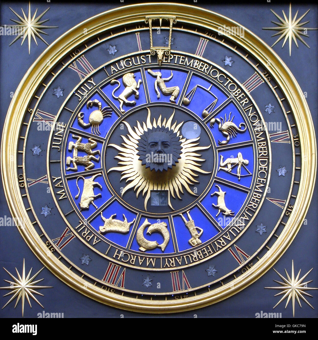 monument art clock Stock Photo - Alamy