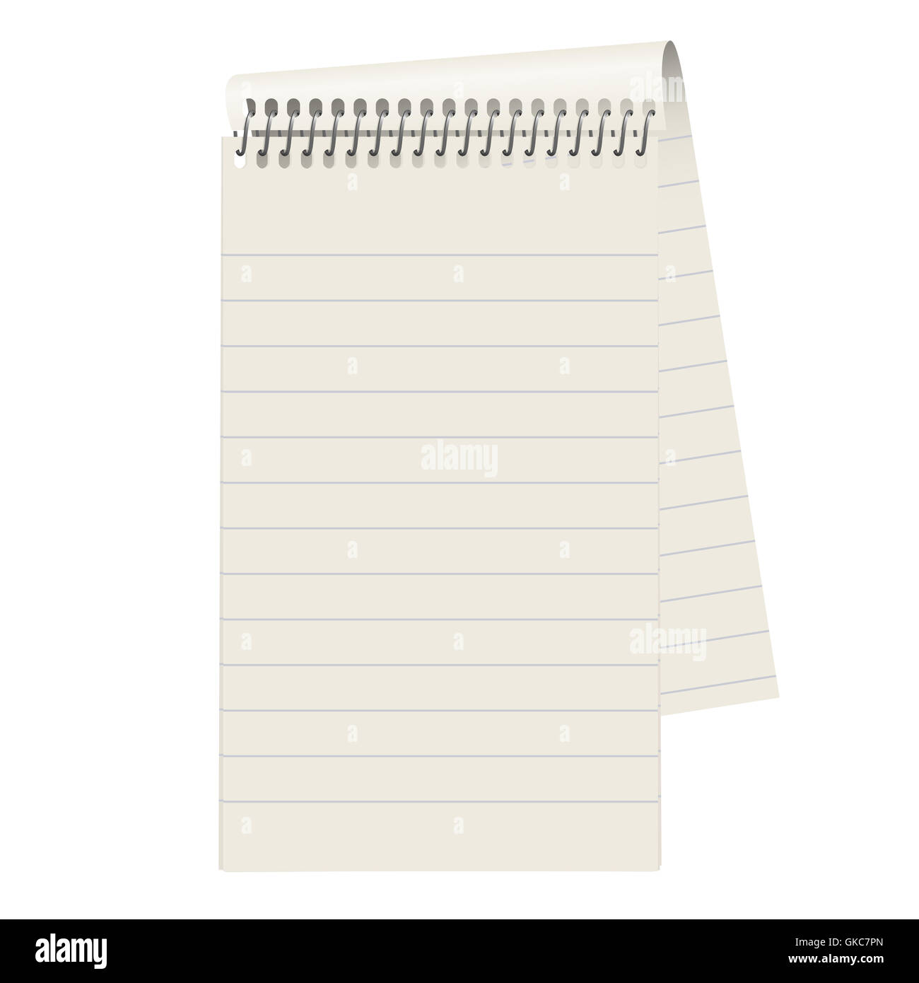 empty lined paper block Stock Photo - Alamy