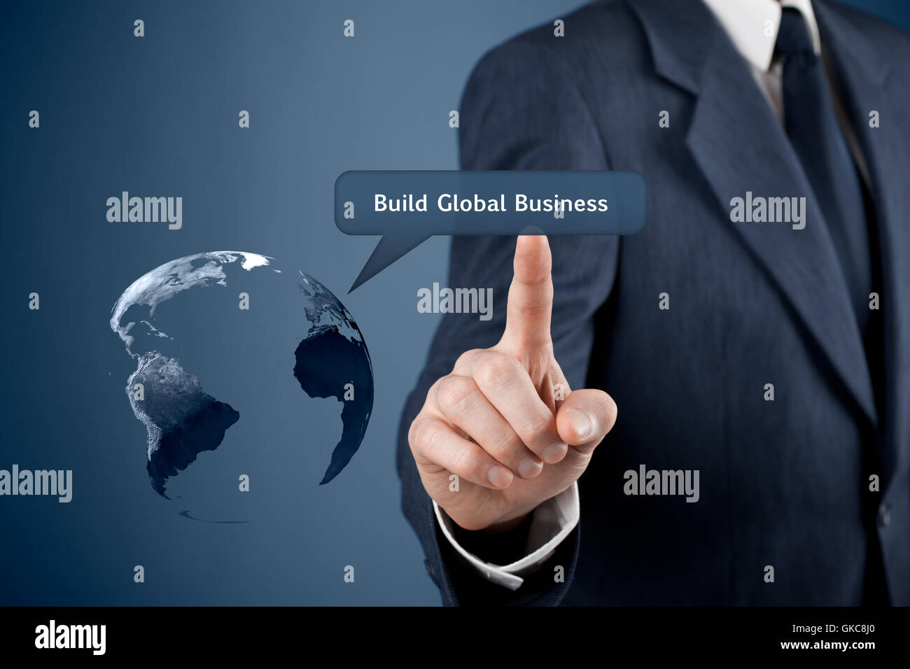 gesture blue hand Stock Photo - Alamy