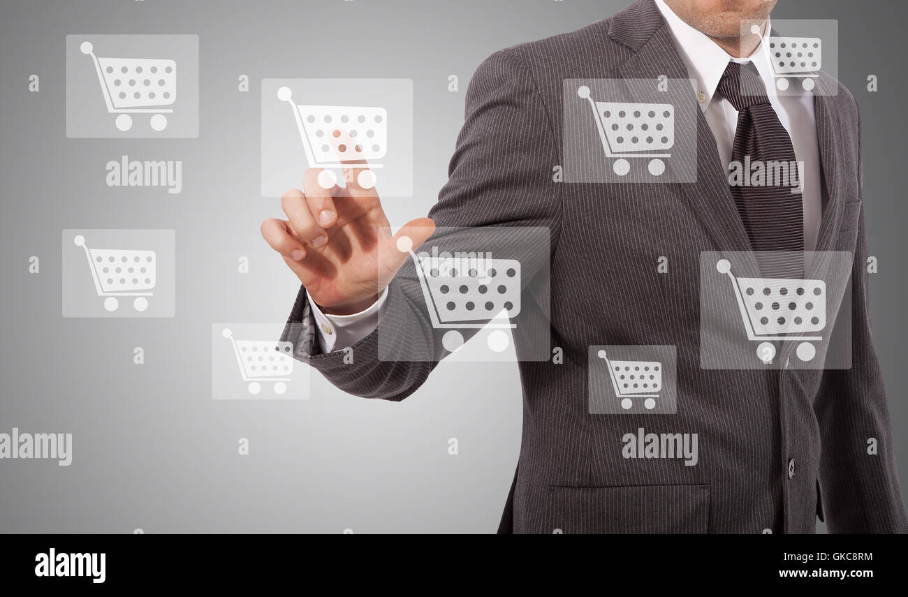 finger tools shopping Stock Photo - Alamy