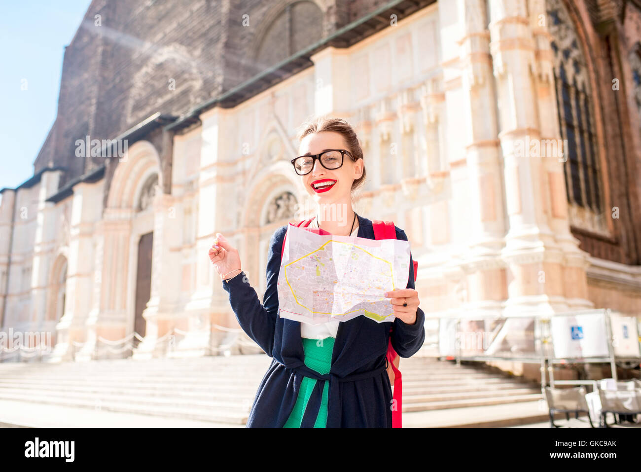 Bologna city map hi-res stock photography and images - Alamy