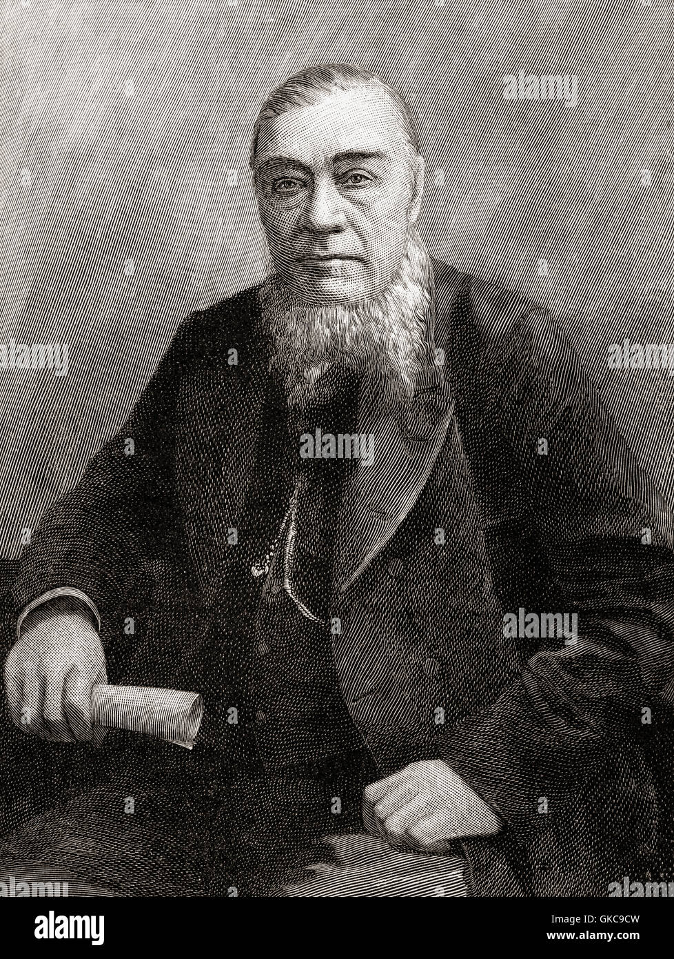 Stephanus Johannes Paulus "Paul" Kruger, 1825 – 1904. 3rd President of ...