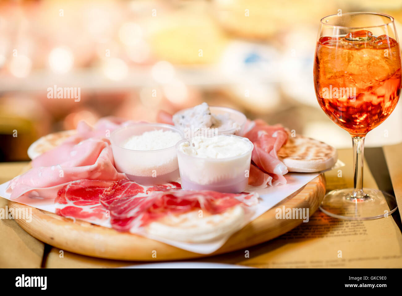 Aperol and prosciutto board hi-res stock photography and images - Alamy