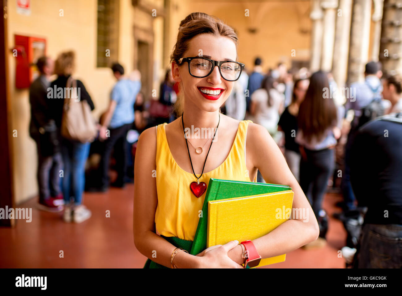 Portrait of a student at the old university Stock Photo - Alamy