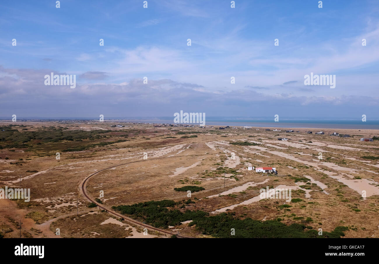 View across Dungeness Kent UK Stock Photo - Alamy