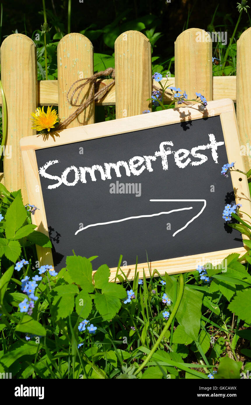 garden party summer festival Stock Photo - Alamy