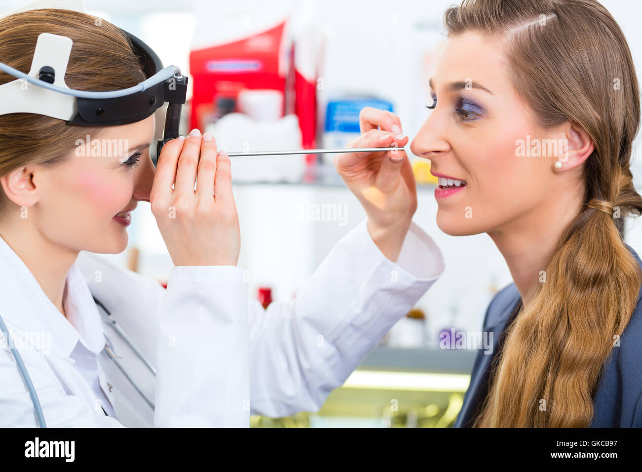 patient during an examination Stock Photo - Alamy