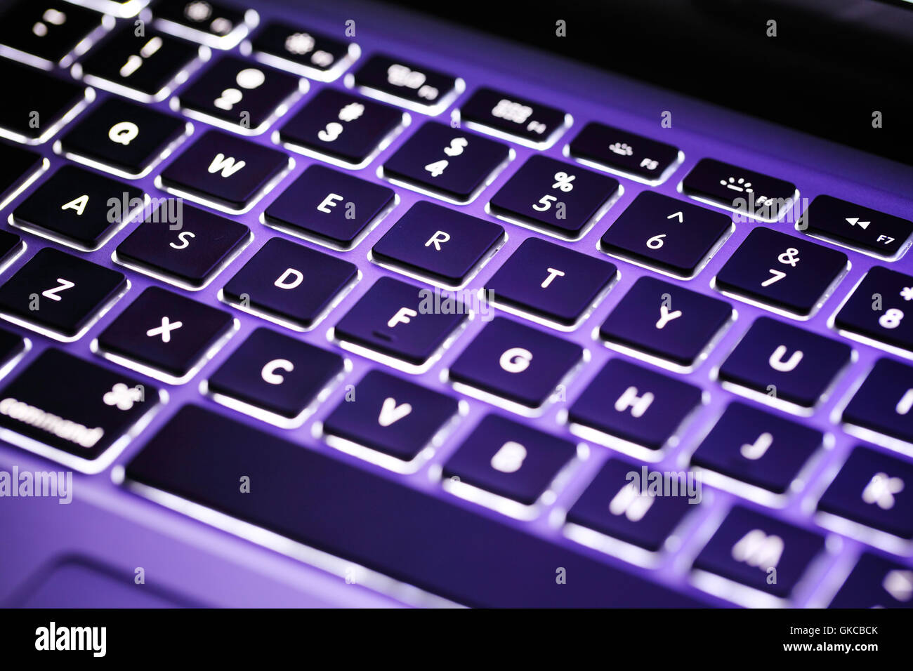 blue laptop notebook Stock Photo - Alamy