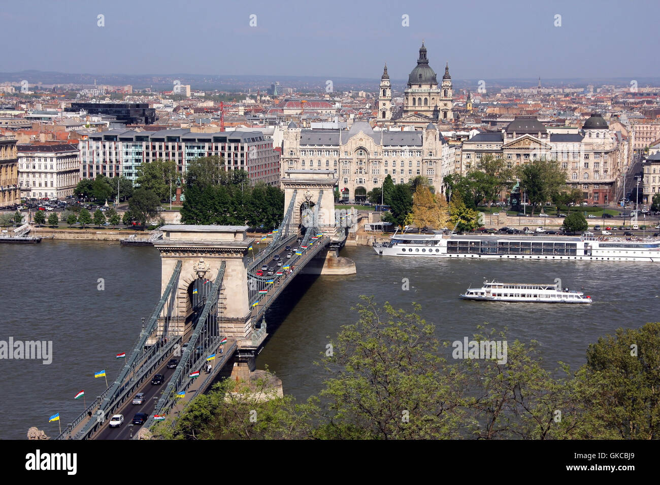 bridge europe chain Stock Photo - Alamy