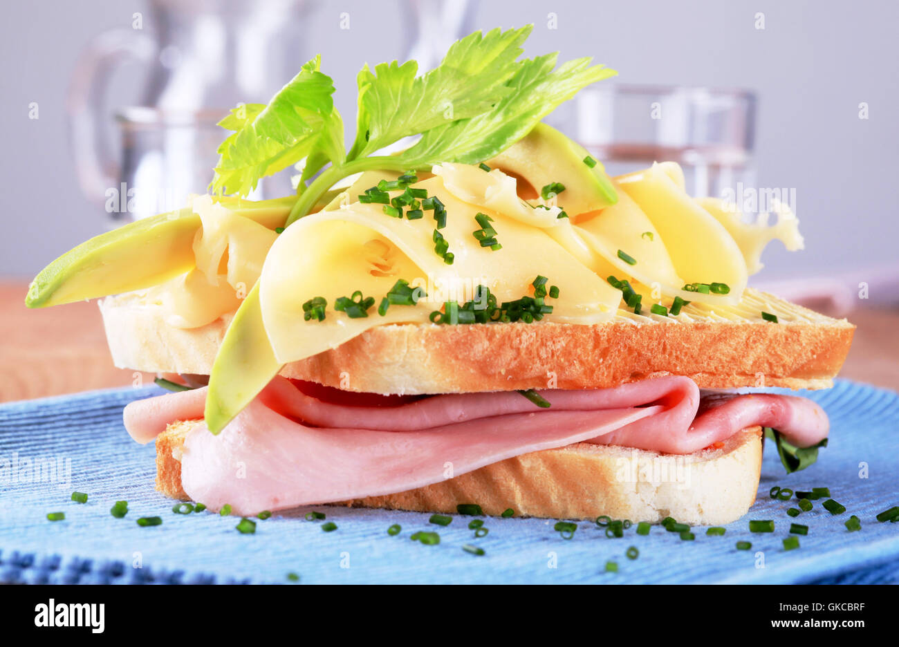 blue food aliment Stock Photo - Alamy