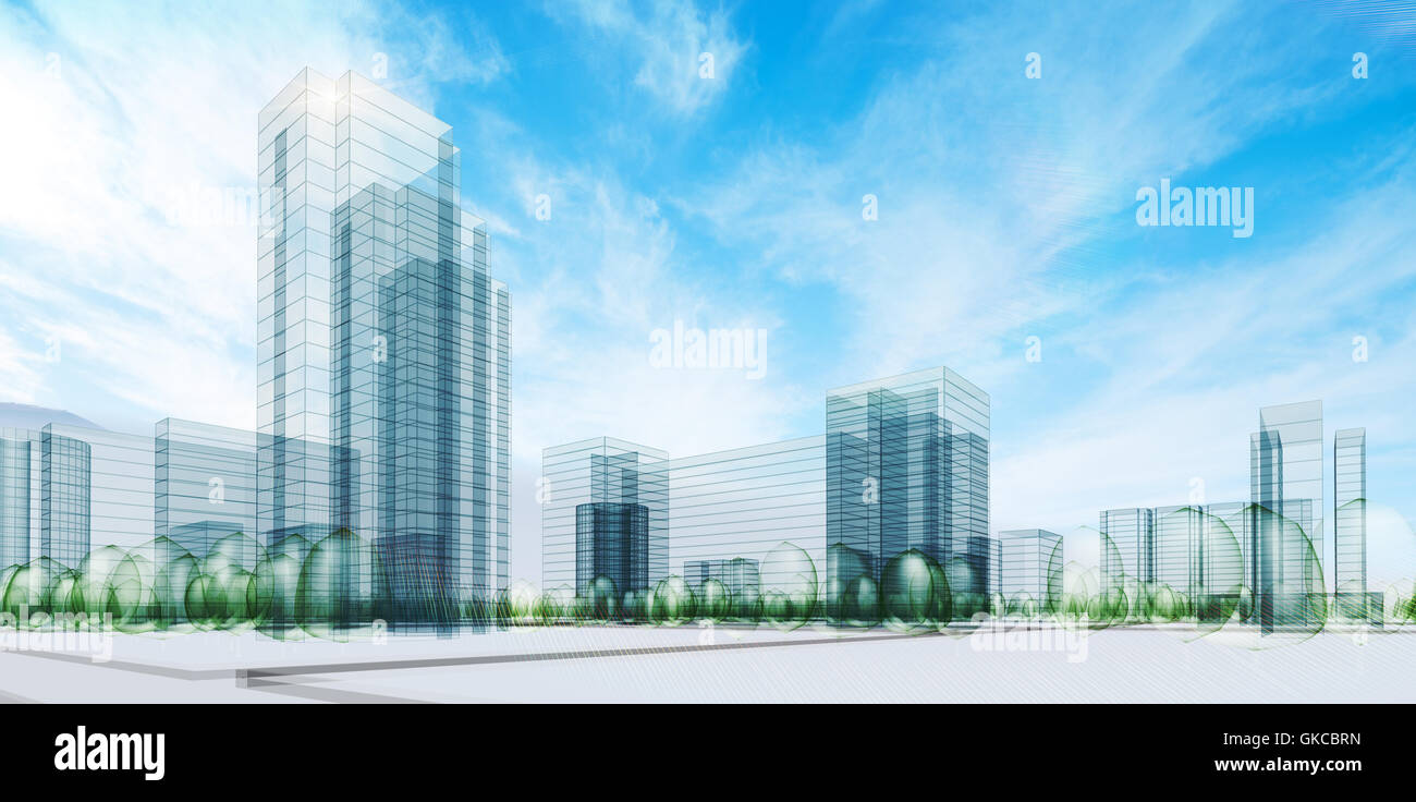 blue house building Stock Photo - Alamy