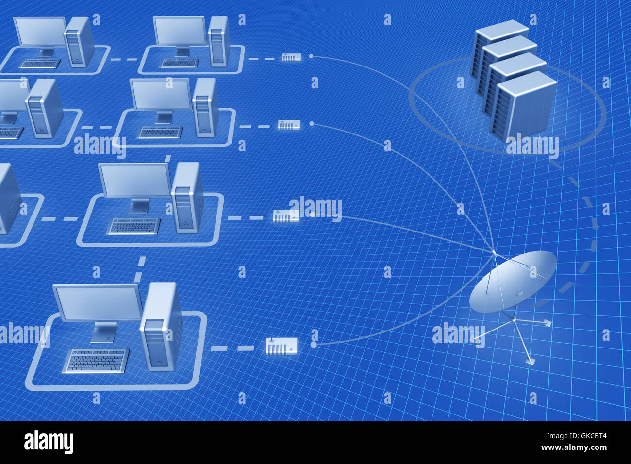 blue laptop notebook Stock Photo - Alamy