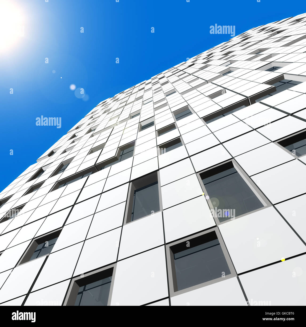 blue office model Stock Photo - Alamy