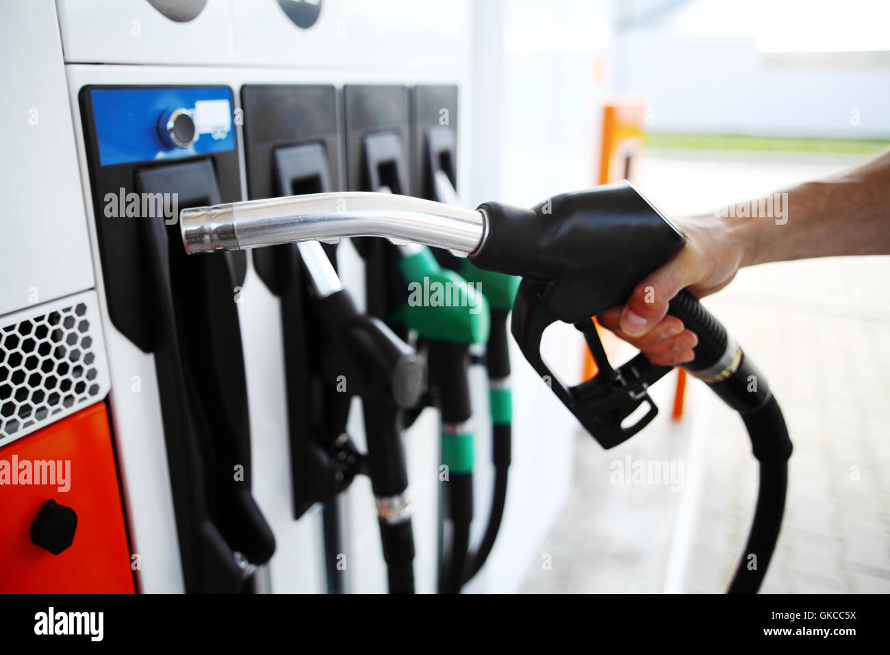 station fuel gas Stock Photo - Alamy