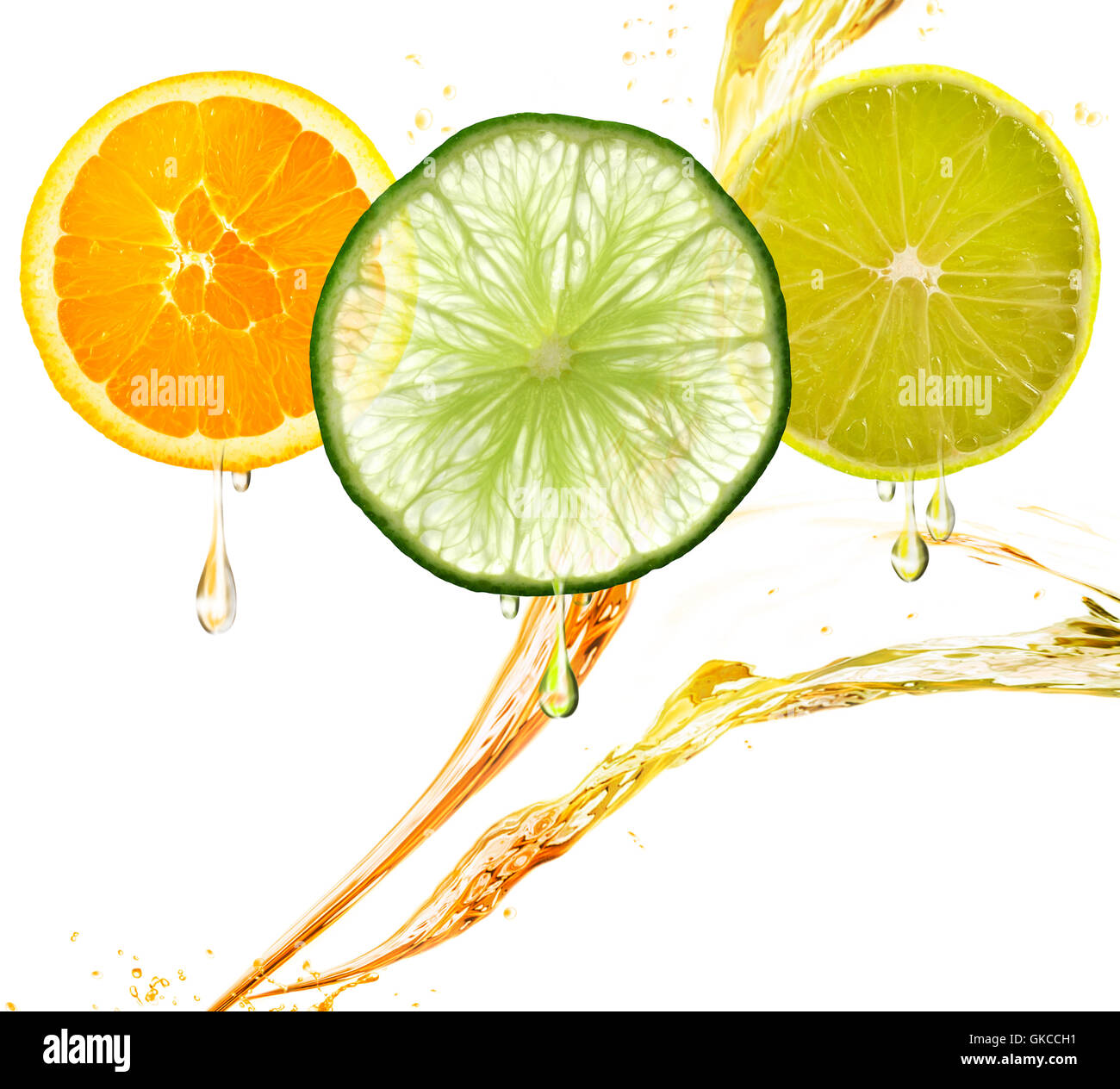 Lemon slice splash hi-res stock photography and images - Alamy