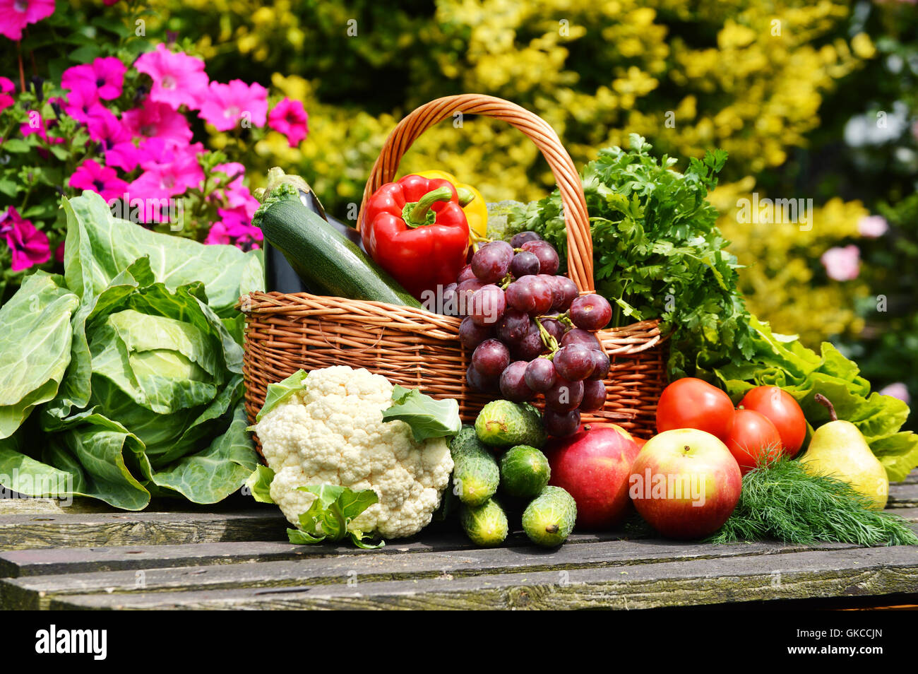 food aliment garden Stock Photo - Alamy