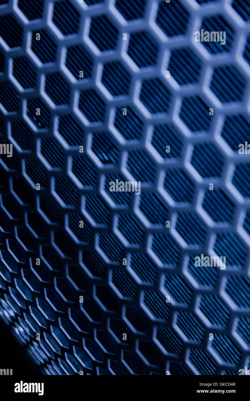 Blue Metal Mesh Stock Photo - Alamy