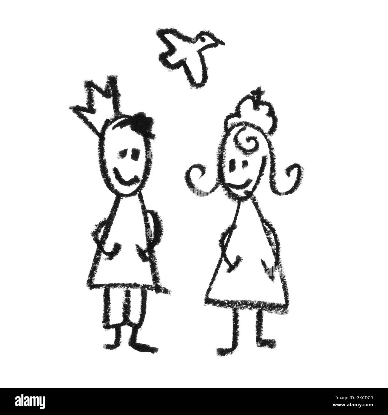How To Draw A King And Queen Kindergarten Art Queen
