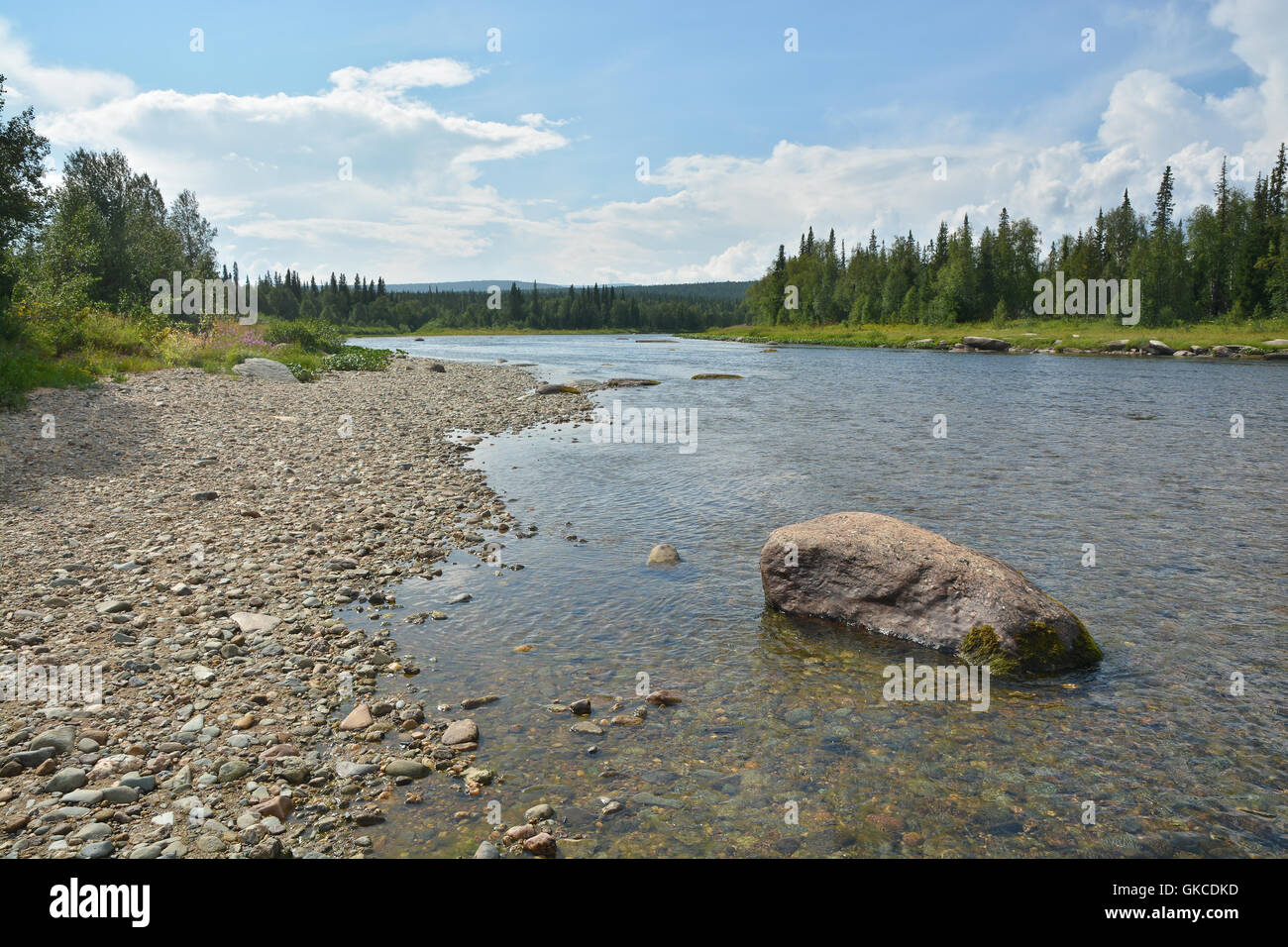 The object of UNESCO world heritage site "Virgin Komi forests". The ...