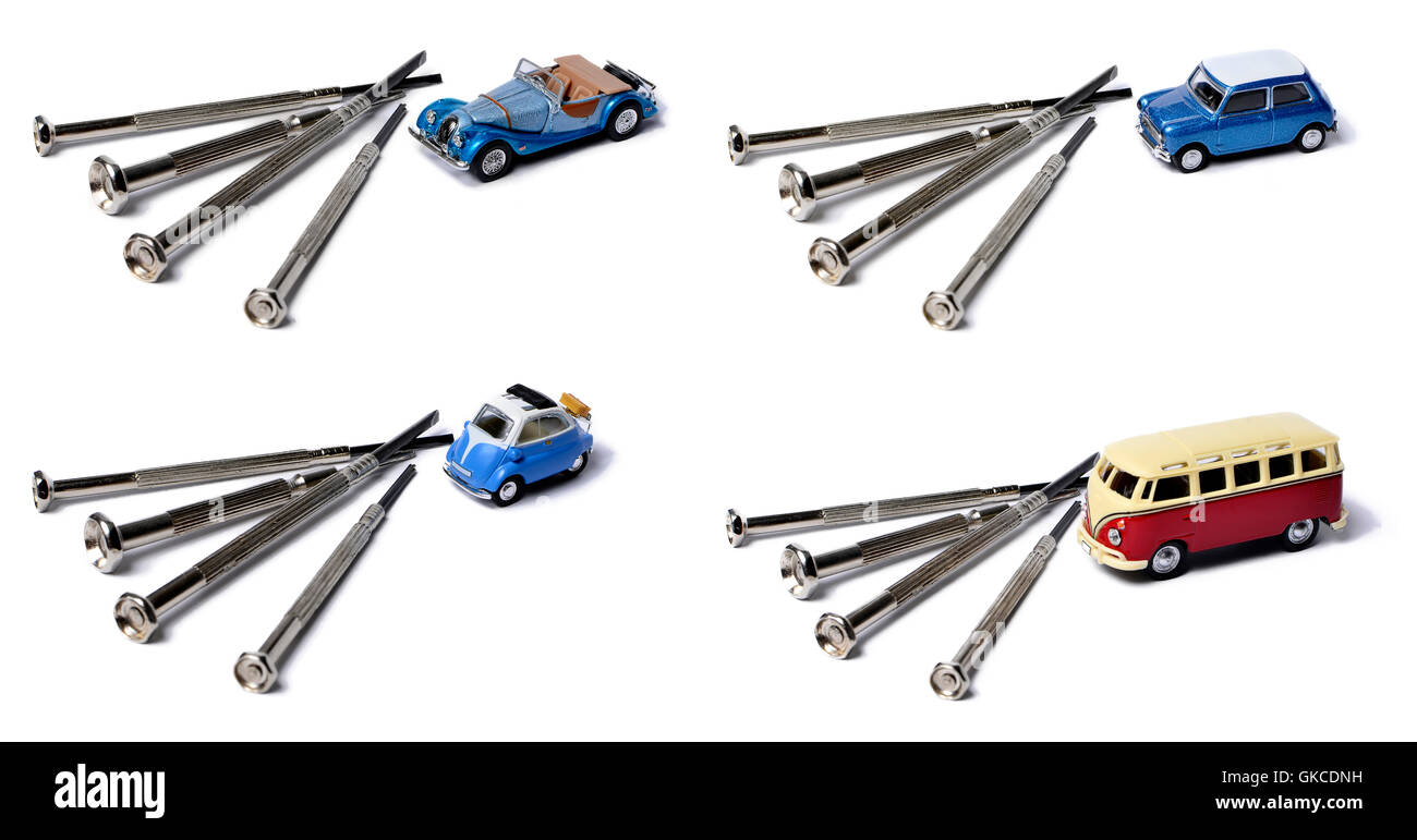 Car collage hi-res stock photography and images - Alamy