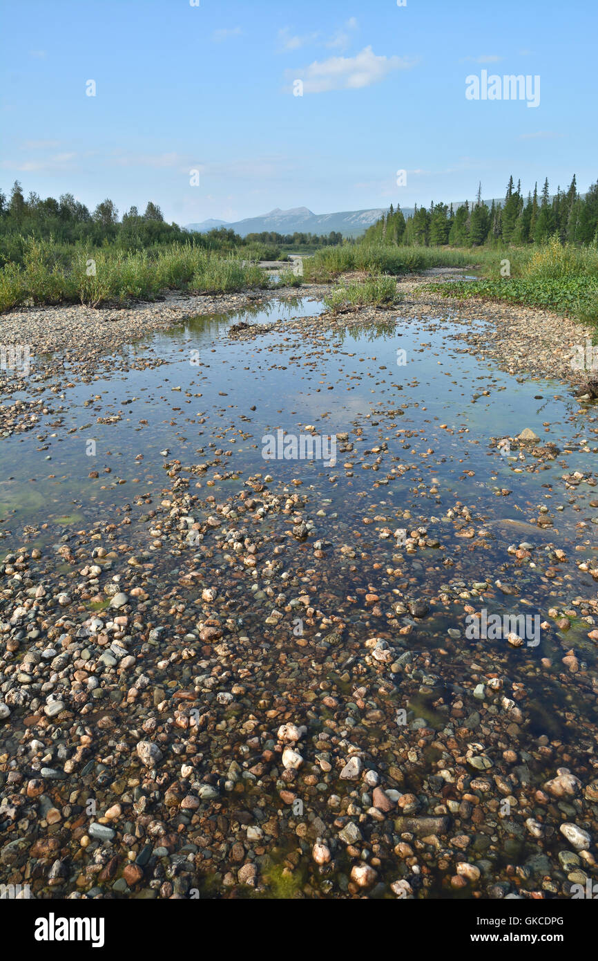The object of UNESCO world heritage site "Virgin Komi forests". The ...