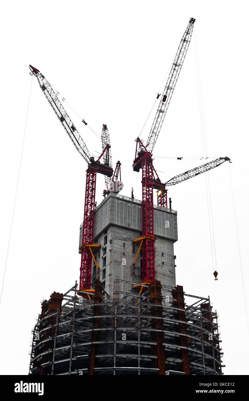 Skyscraper under construction Stock Photo - Alamy