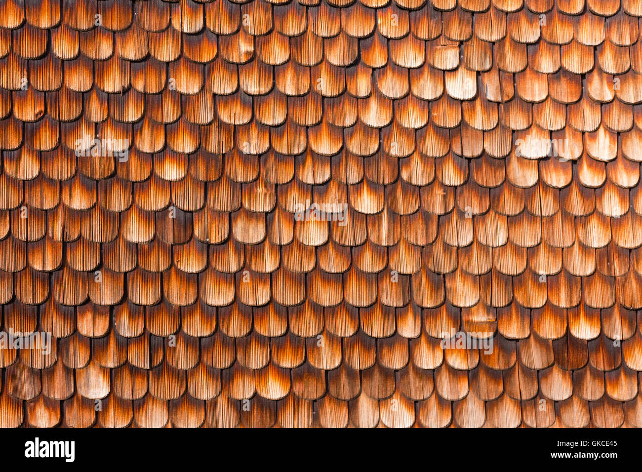 Wooden Shingles Background Pattern Stock Photo - Alamy