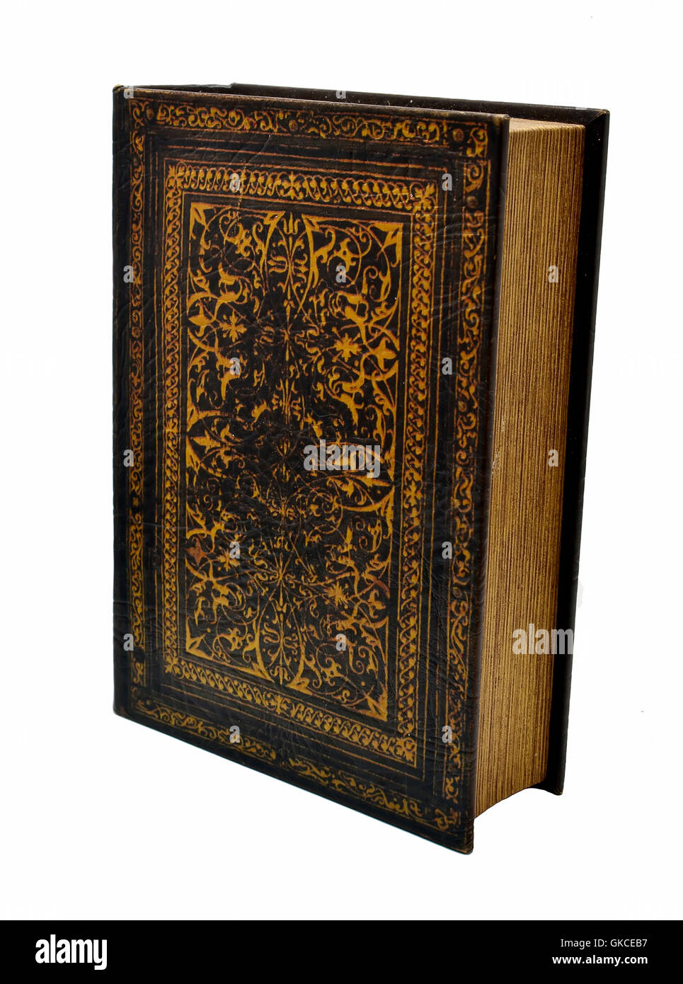 ancient book isolated on white Stock Photo - Alamy