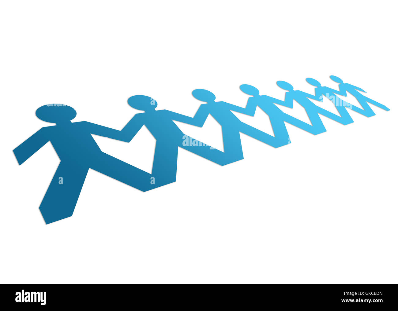 Paper men world Cut Out Stock Images & Pictures - Alamy