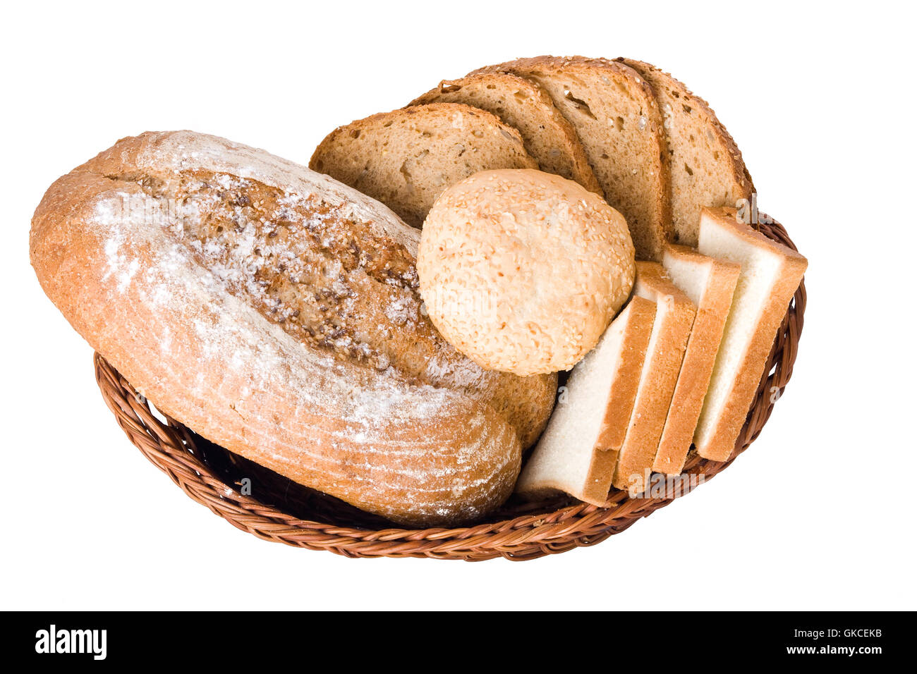 Bakery products bread Cut Out Stock Images & Pictures - Alamy