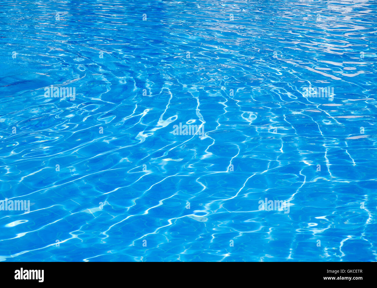 Pure blue transparent water Stock Photo - Alamy