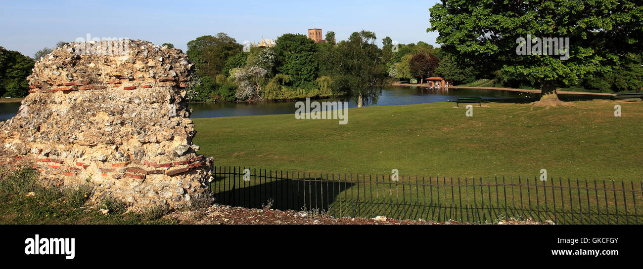 Roman ruins at verulamium park hi-res stock photography and images - Alamy