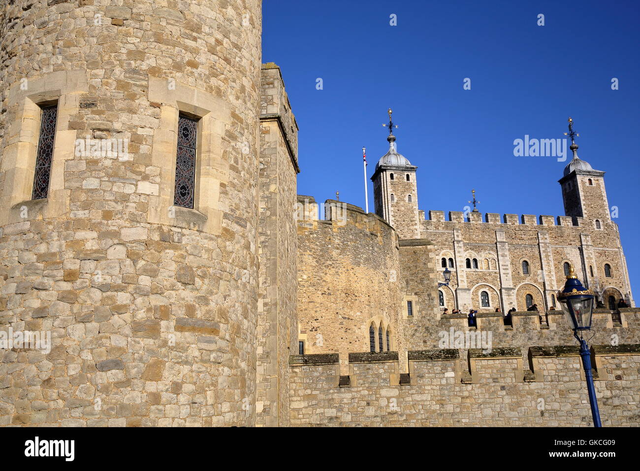 External view of the Tower of London with Winter colours, London, Great ...