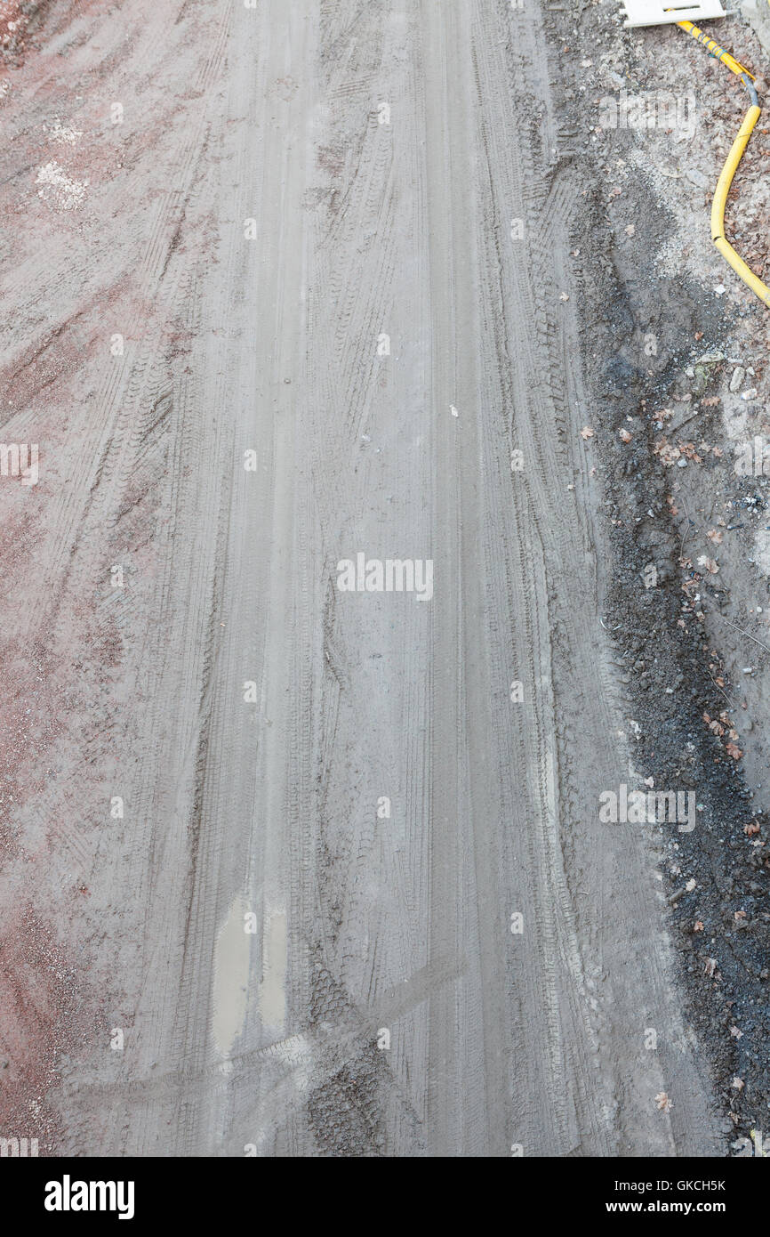 Car muddy road hi-res stock photography and images - Alamy