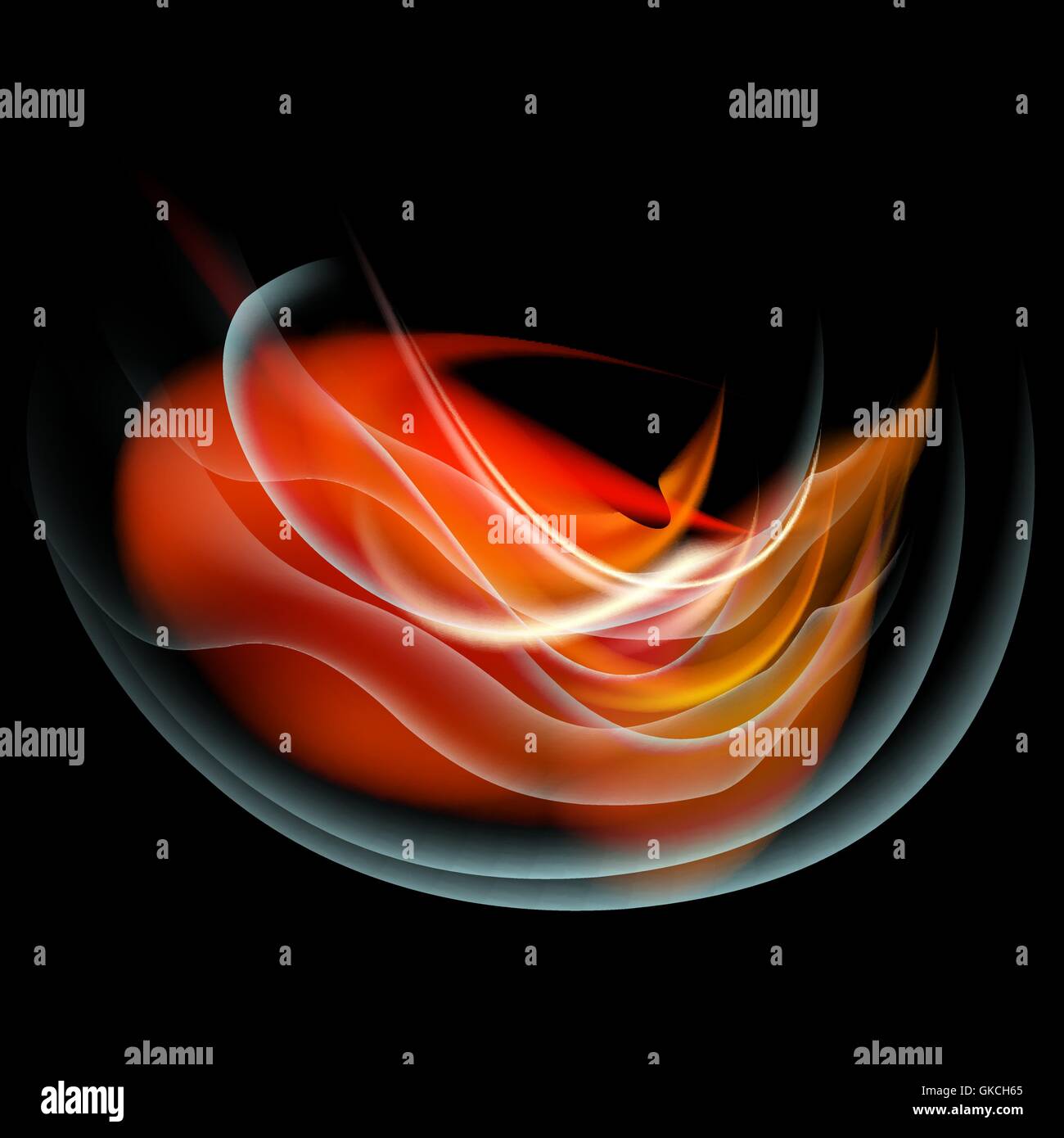 Burn flame fire vector abstract background Stock Vector Image & Art - Alamy