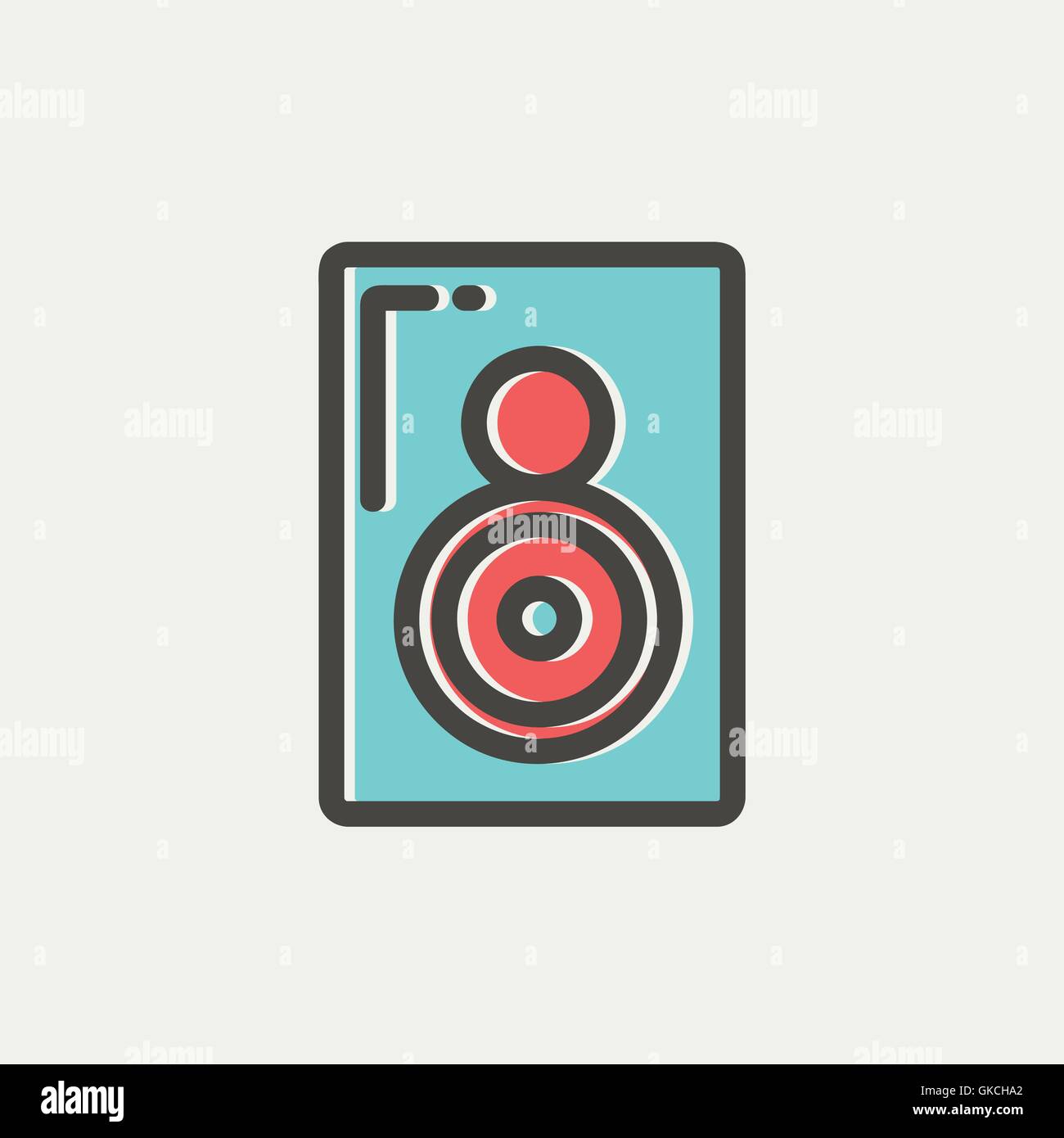Two way icon linear Stock Vector Images - Alamy
