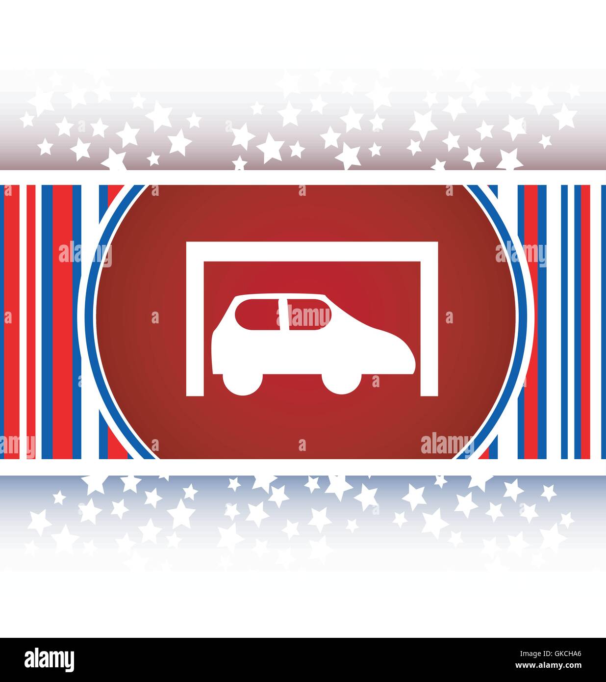 Car icon button design elements isolated on white vector Stock Vector ...