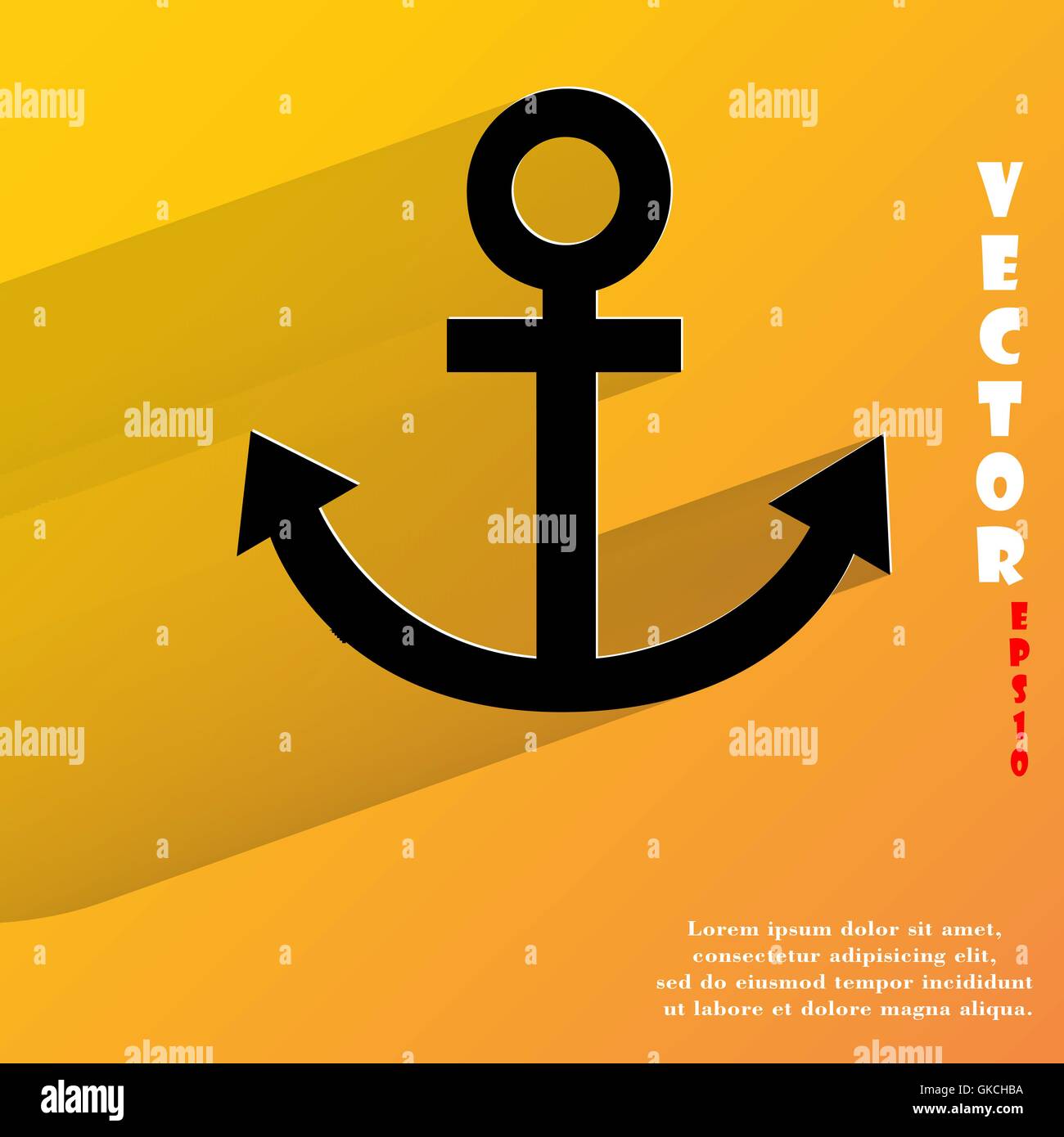 Anchor and shadow Stock Vector Images - Alamy