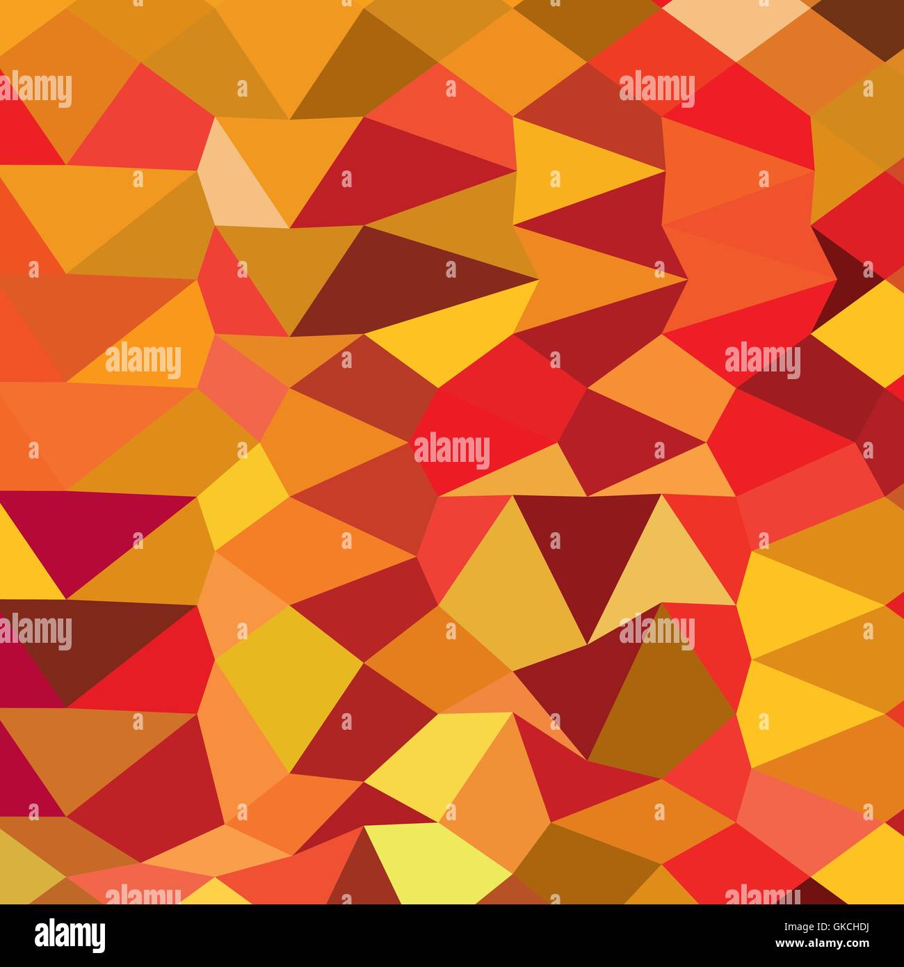 Coquelicot red abstract low polygon hi-res stock photography and images ...