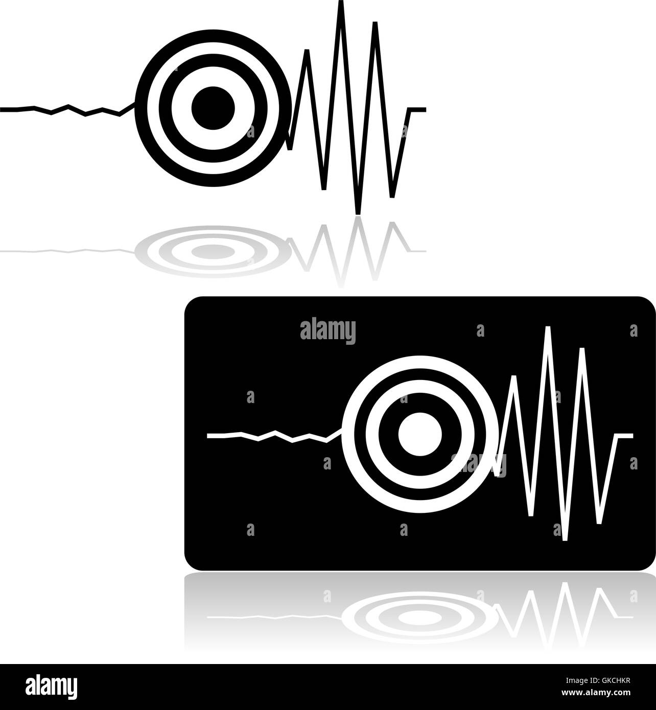 Earthquake Seismograph Vector