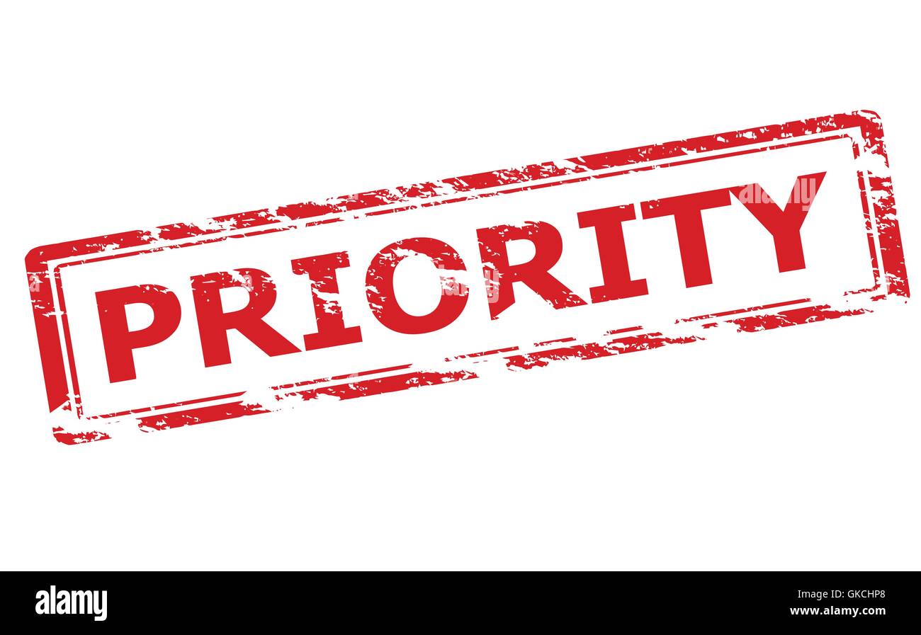 Rubber stamp priority Stock Vector Images - Alamy
