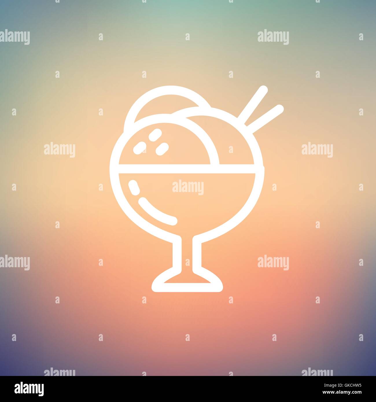 Outline cartoon ice cream Stock Vector Images - Alamy
