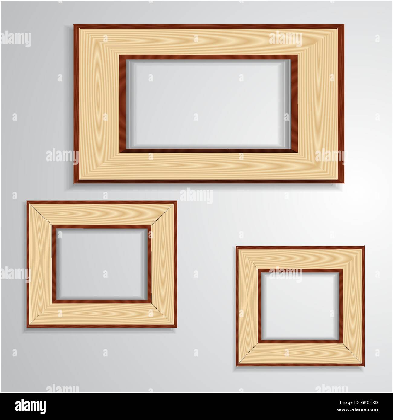 Metal gold photo frame Stock Vector Images - Alamy