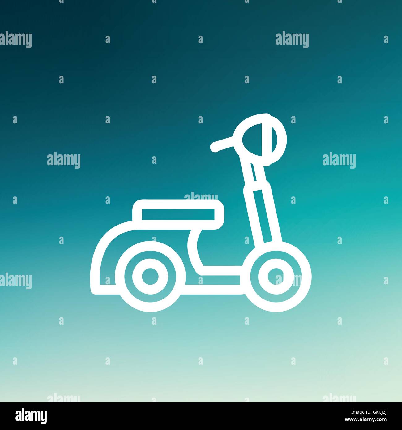 Scooter transport vehicle line Stock Vector Images - Alamy